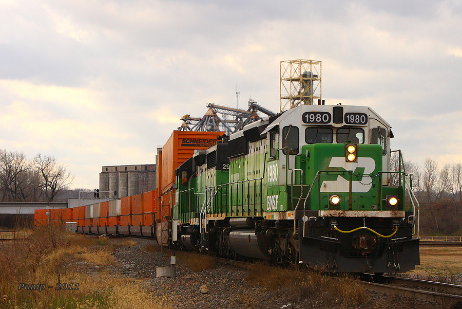Northbound BNSF Yard Job Train